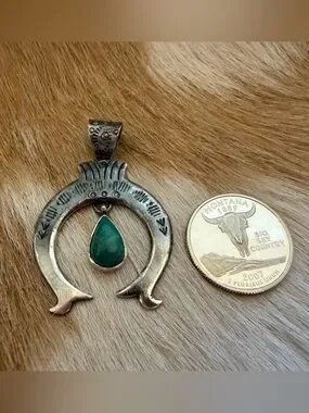 SouthWestArtisans | Jewelry | Kingman Turquoise Hand Stamped Statement ...